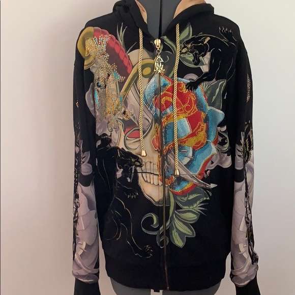 Christian Audigier | Jackets & Coats | Rare Christian Audigier Jacket ...